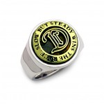 Dr MONROE Silver925 Mens Quote Ring FC-227-SV | Dr MONROE GLOBAL STORE